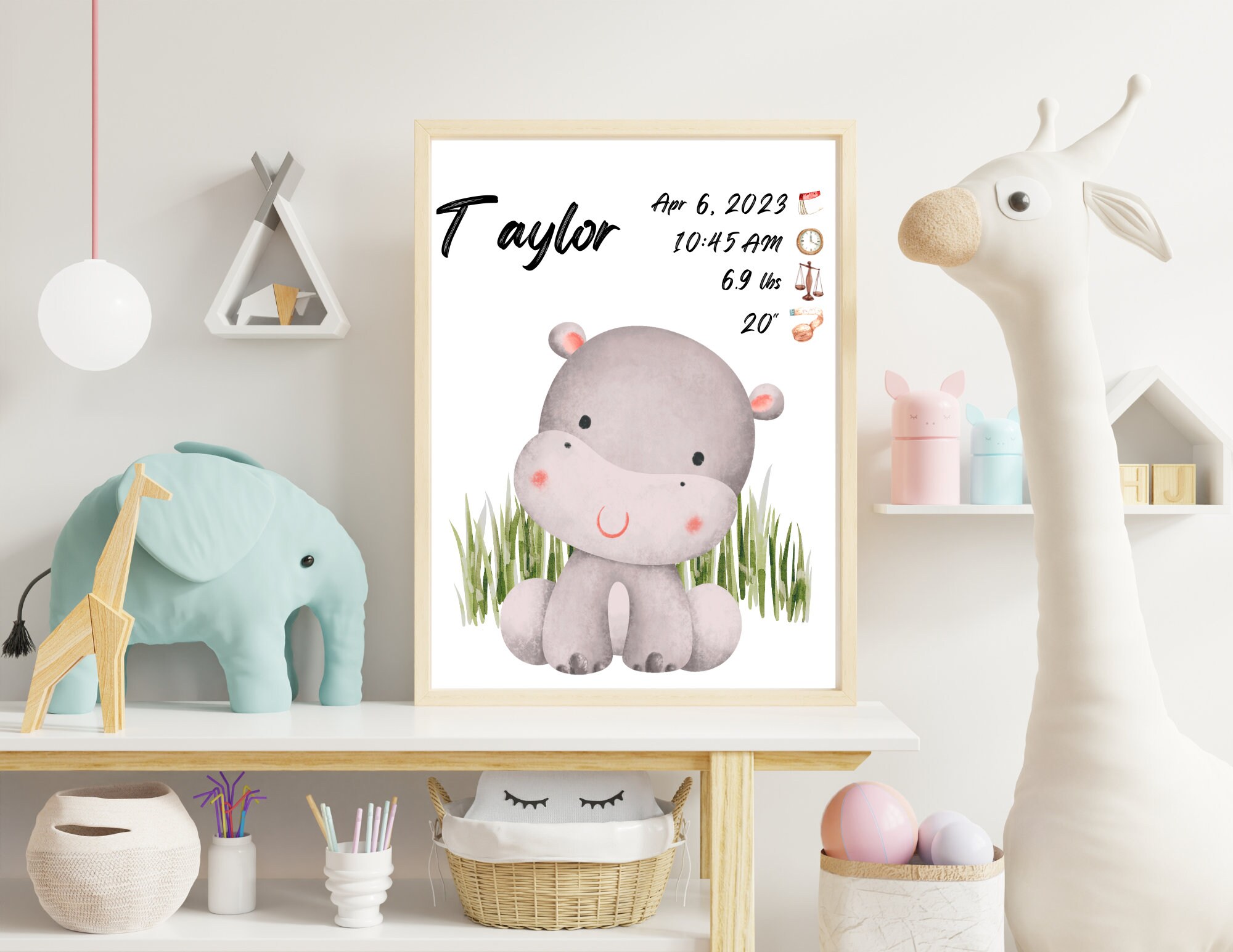 Baby Birth Chart Poster - Etsy