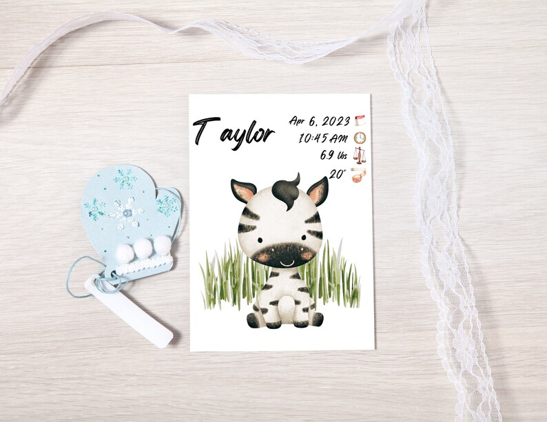 Baby Birth Chart Poster - Etsy