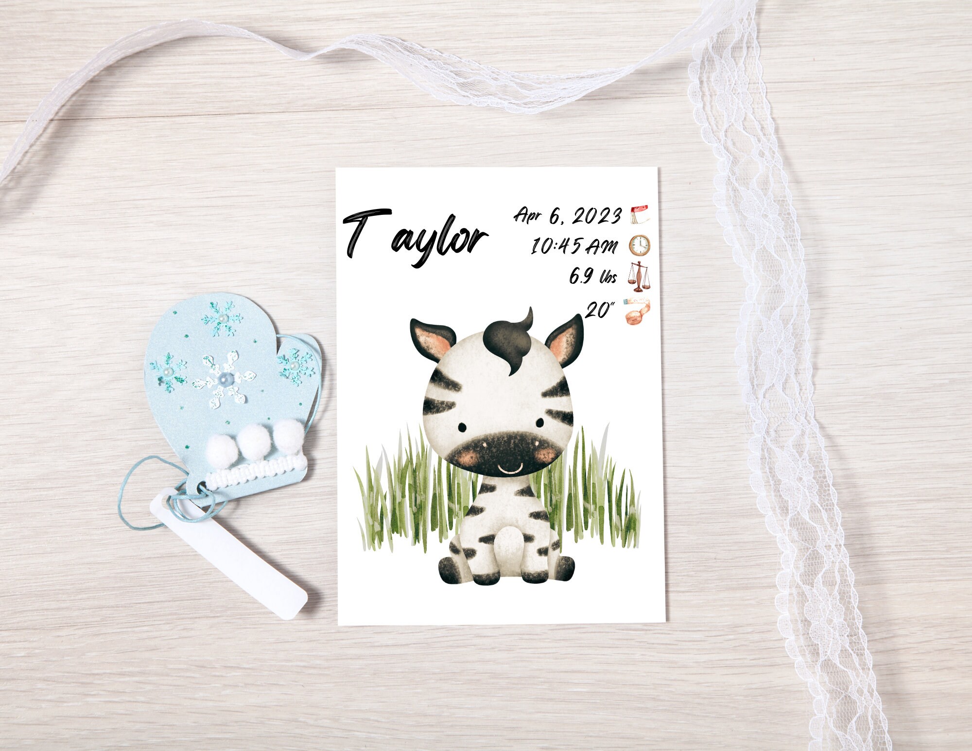 Baby Birth Chart Poster - Etsy