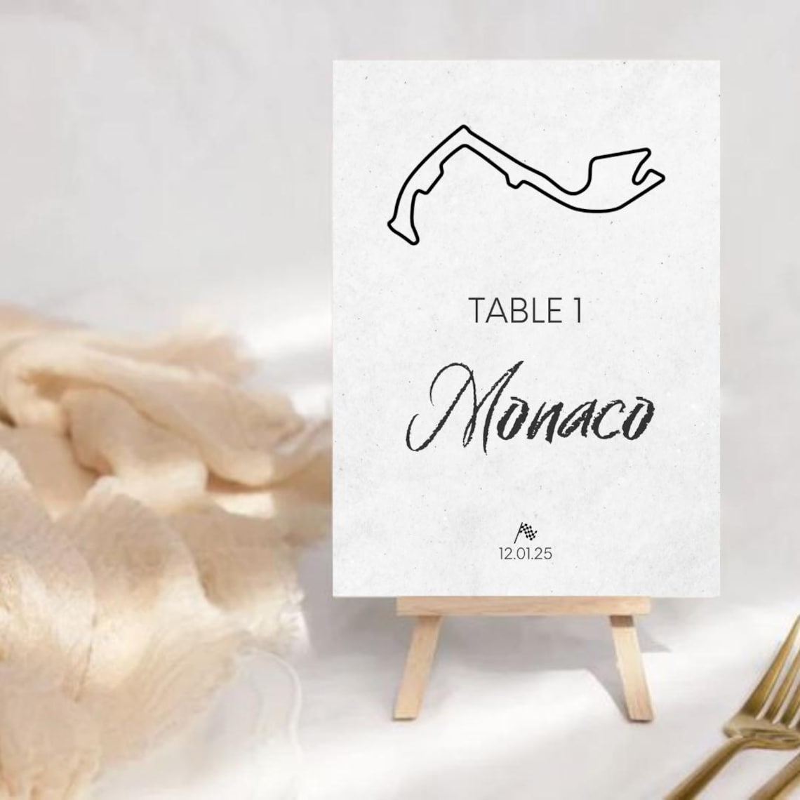 F1 Racing Wedding Seating Chart & Table Numbers: Grand Prix Theme ...