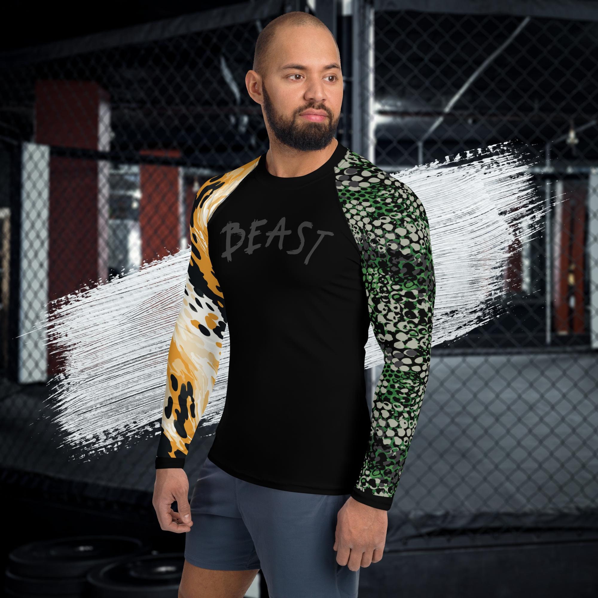 Chimera Beast - Men's Long Sleeve Rash Guard | Nogi BJJ, MMA, Jiu Jitsu ...