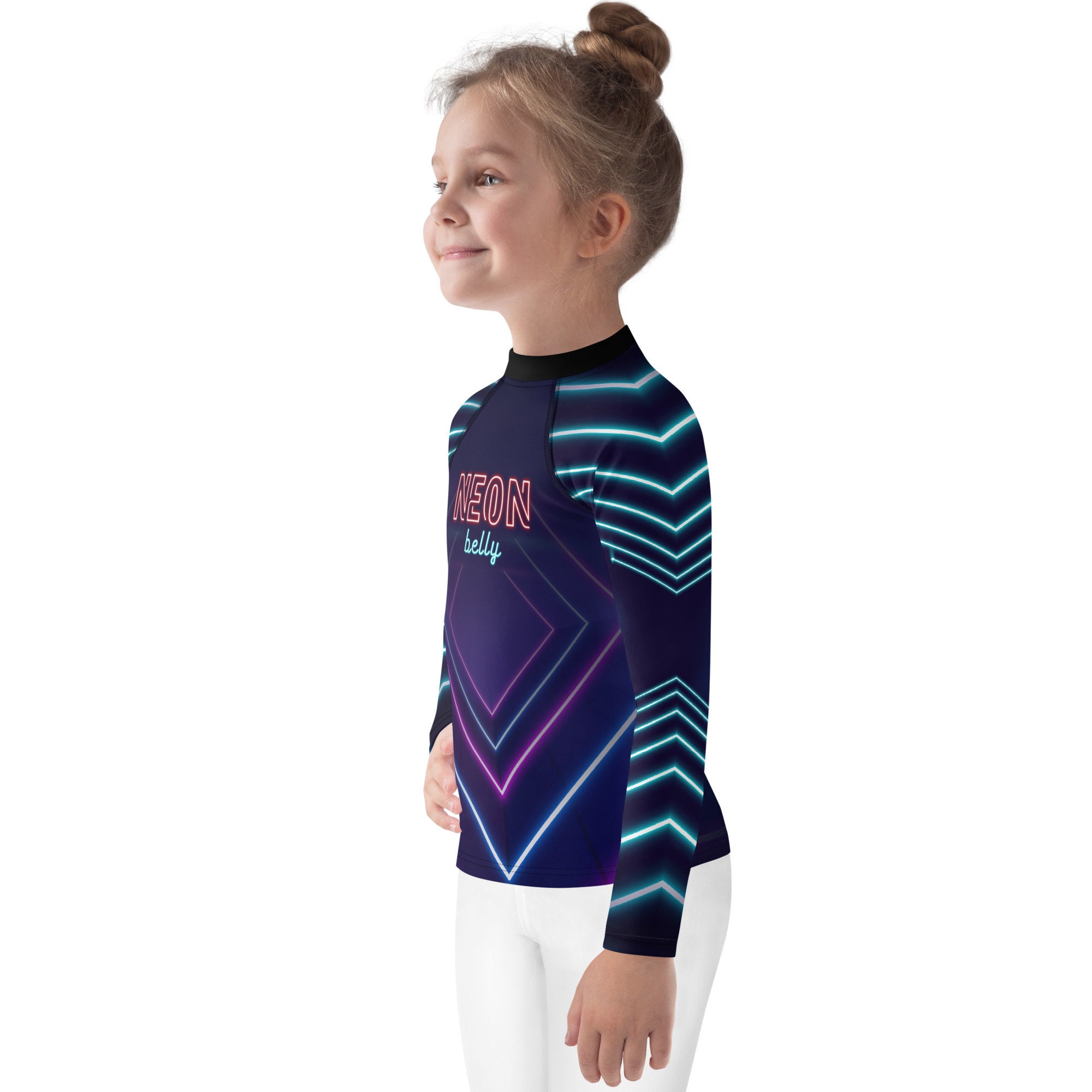 Neon Belly Kid's Rashguard Nogi, Brazilian Jiu-jitsu, Jiu Jitsu, Bjj ...
