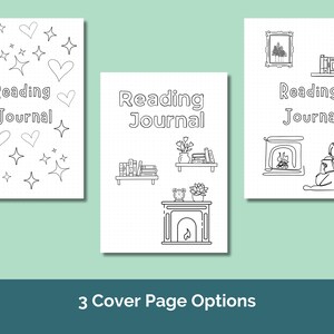 A5 Reading Journal Page Bundle, Instant Download Including Reading ...