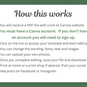 Editable Little Free Library Sign Template for Canva; Personalize This ...