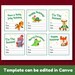 Editable Christmas Candy Gram Fundraiser Template Kit for Canva ...