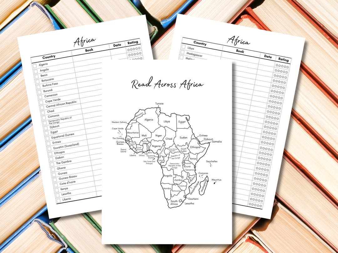 A5 Read Across Africa Reading Challenge Read a Book From Each Country ...