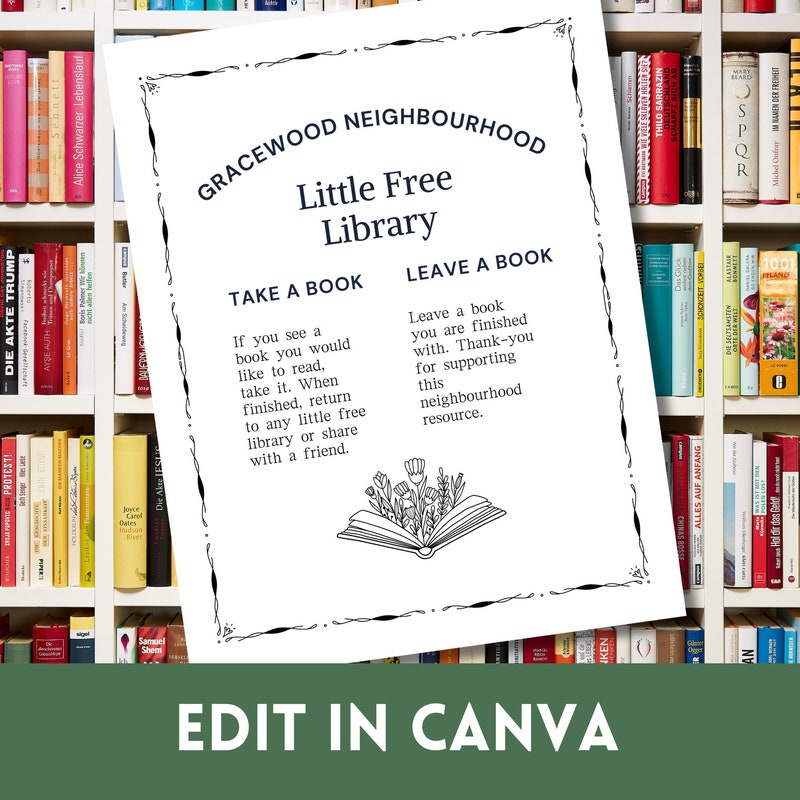 Little Free Library - Etsy