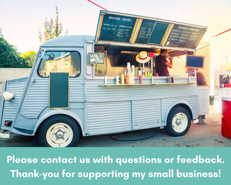 Editable Food Truck Festival Flyer Template for Canva, Advertise Food ...