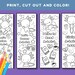 Axolotl Coloring Bookmark Instant Download, Printable Coloring Bookmark ...