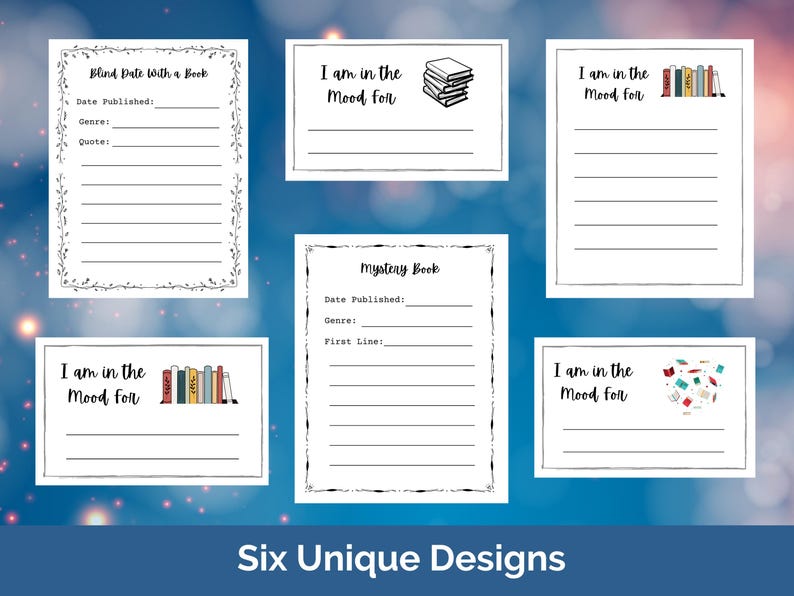 Blind Date With a Book Tags Printable PDF, Surprise Book Gift Tags ...