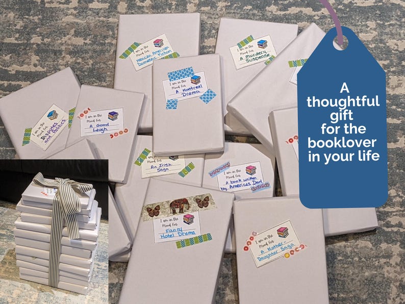 Blind Date With a Book Tags Printable PDF, Surprise Book Gift Tags ...