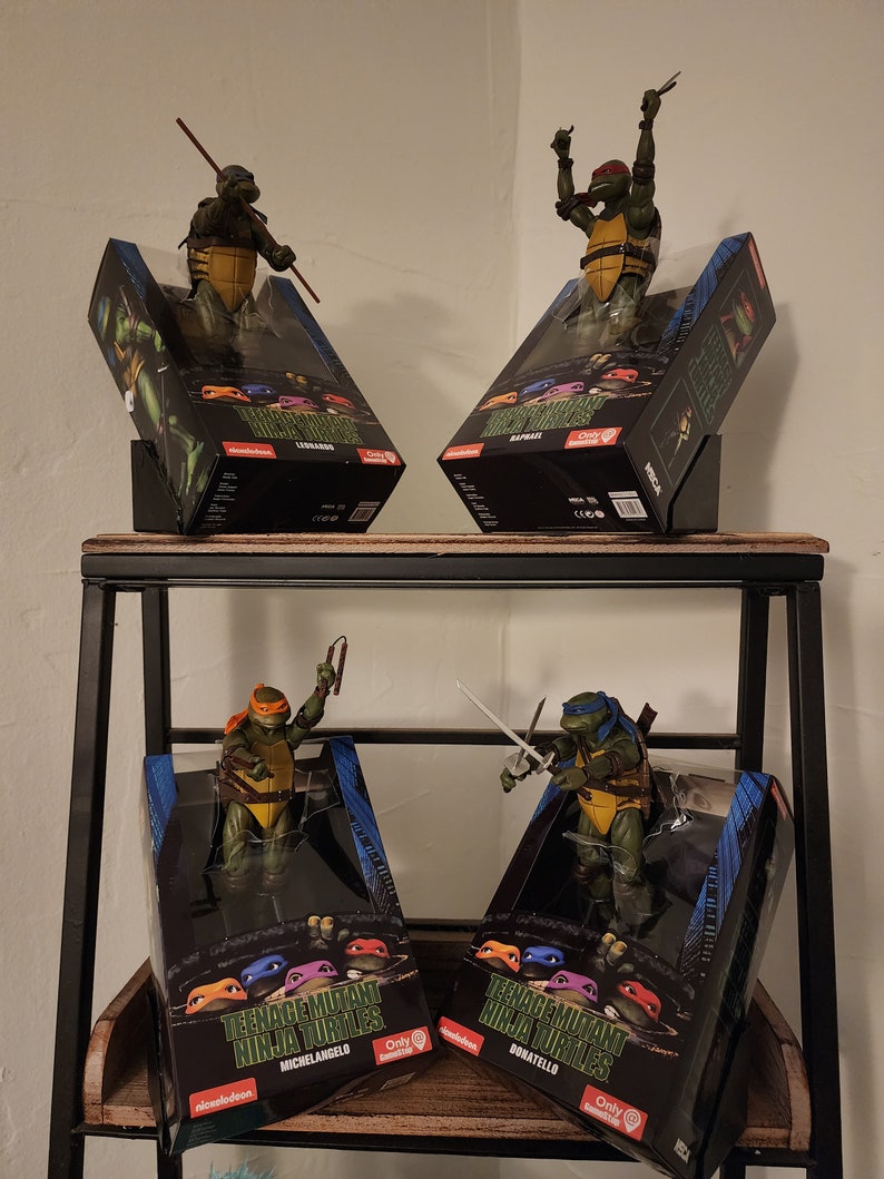 Individual Custom Made Art TMNT Original Box Figure Jumping Out W ...