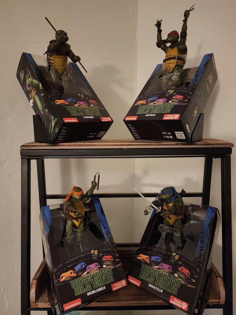 Individual Custom Made Art TMNT Original Box Figure Jumping Out W ...