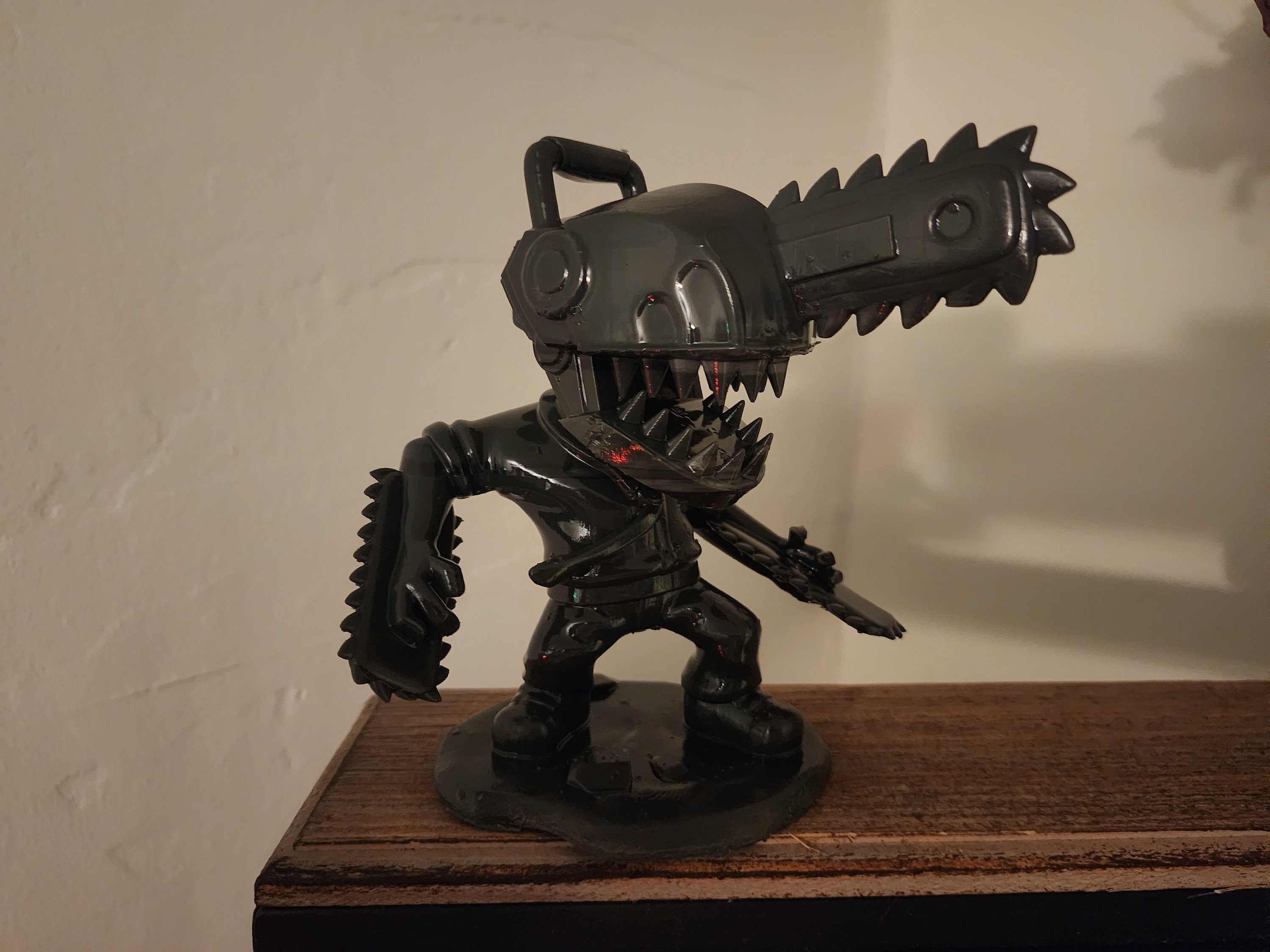 7" Custom Made Hand Painted Chainsaw Man Heavy Duty Anime Figure - Etsy