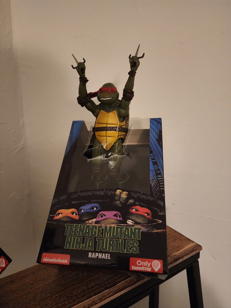 Individual Custom Made Art TMNT Original Box Figure Jumping Out W ...