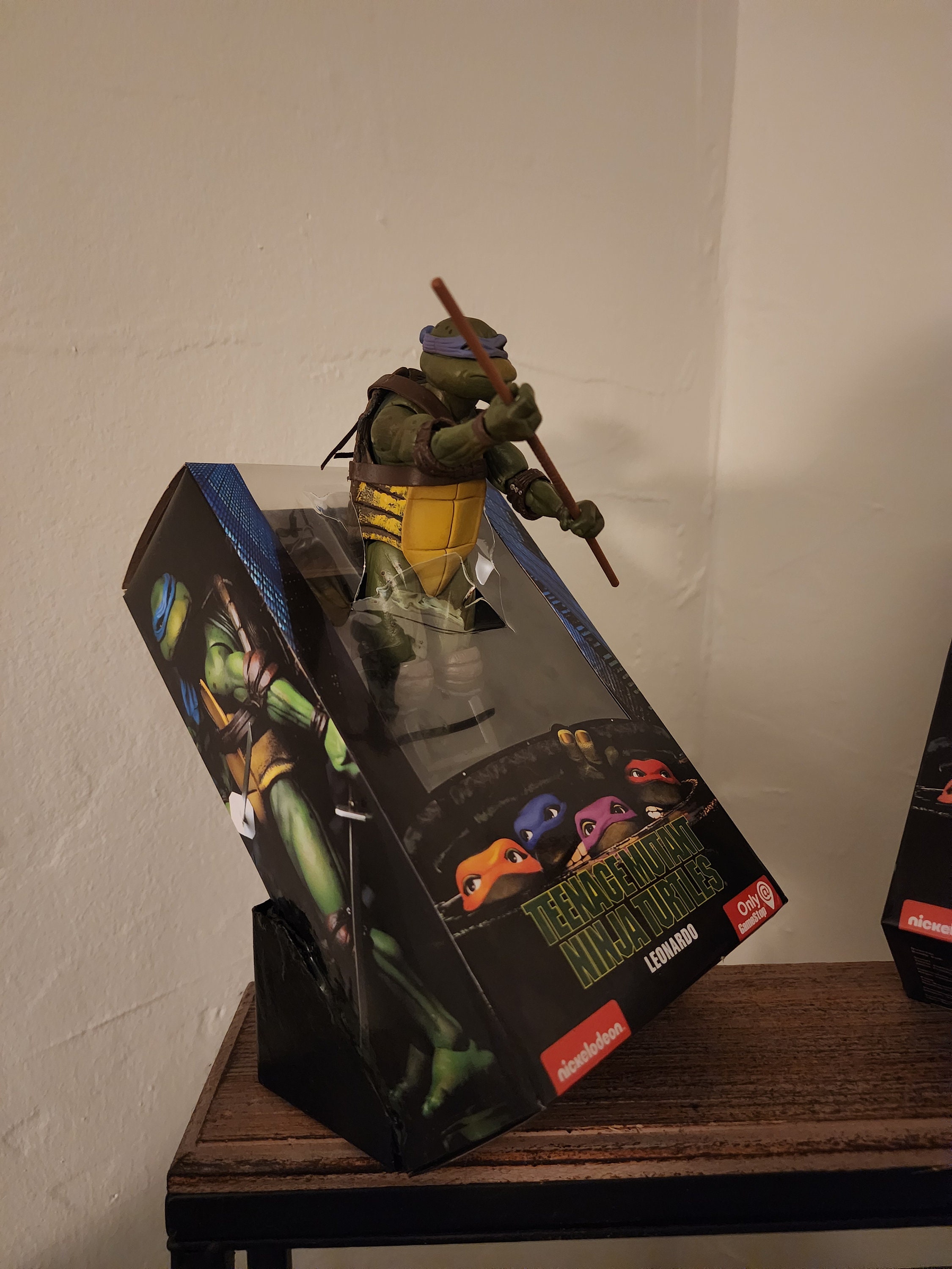 Individual Custom Made Art TMNT Original Box Figure Jumping Out W ...