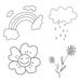 Hand Drawn Doodle Clipart Bundle: Flower, Leaf, Animal (digital ...