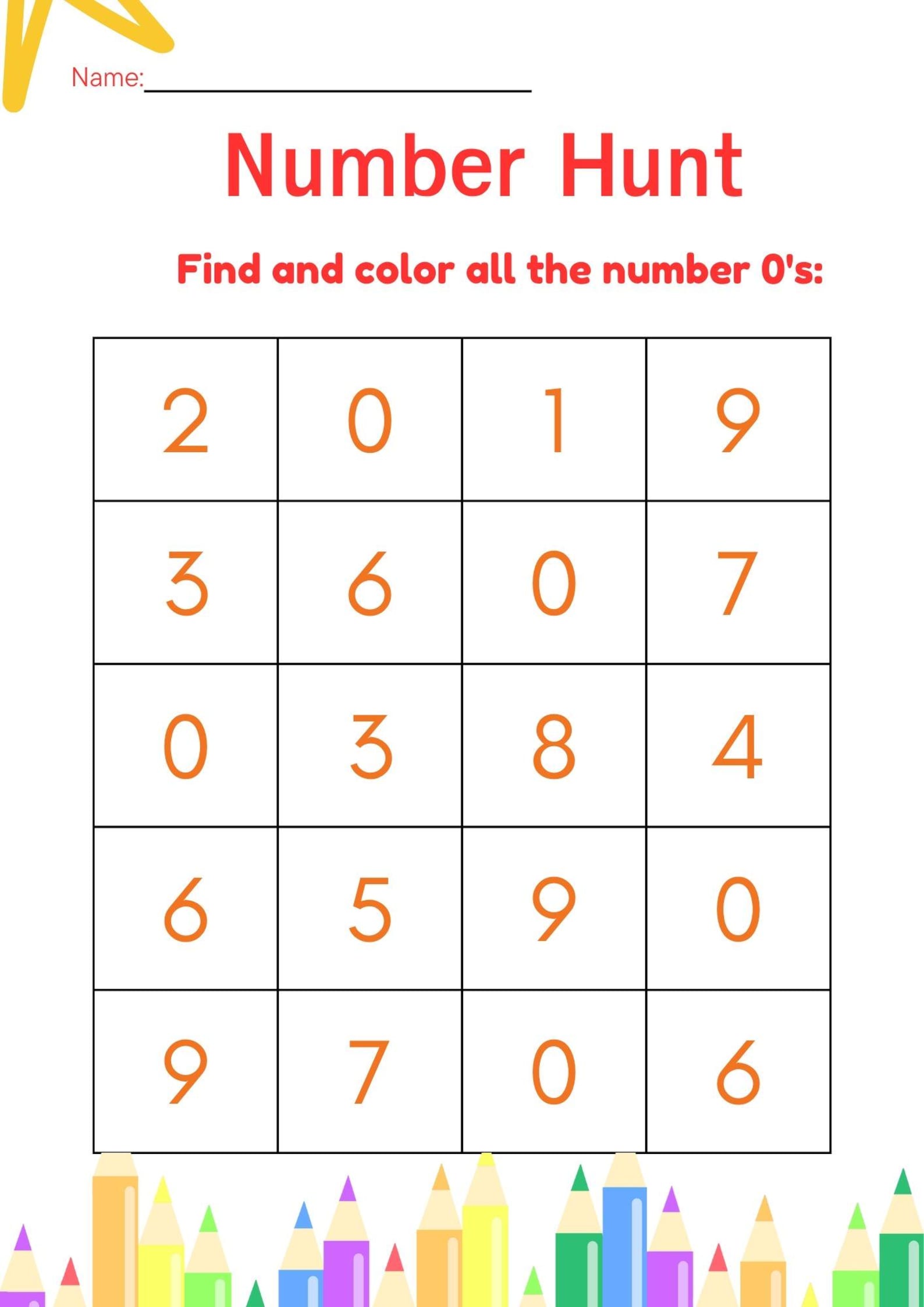 Missing Numbers 1-100 Worksheet: Kindergarten Counting Practice ...