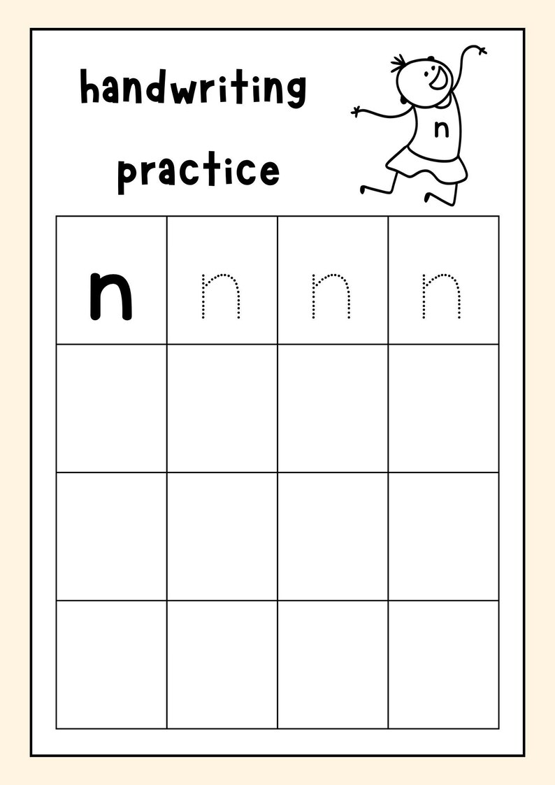 Kindergarten Handwriting Practice: Alphabet Tracing Worksheets (PDF ...