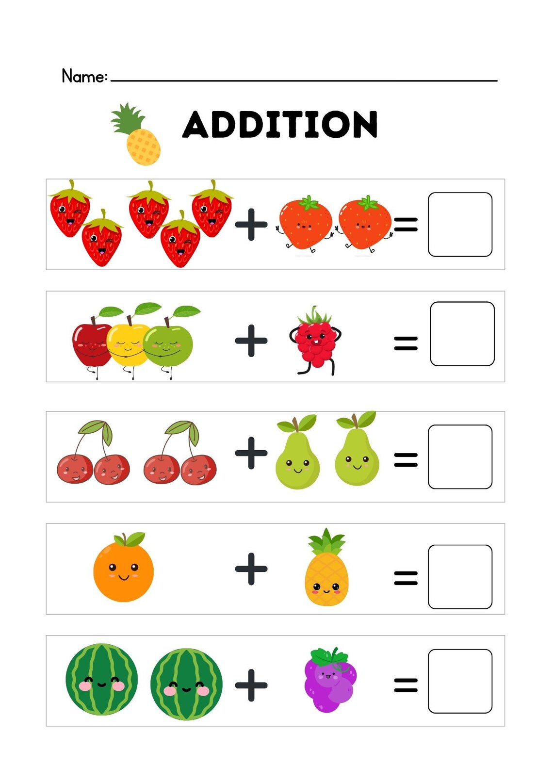 40 Printable Preschool Math, Beginning Math, Counting, Learning to Add ...