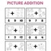 40 Printable Kindergarten Addition Worksheets, Picture Addition and ...