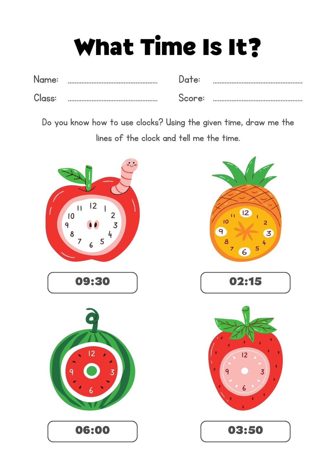 20 Printable 1st Grade Worksheet what Time is It Learn Time Analog ...