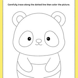40 Animal Tracing Tracing Worksheets, Printable Preschool Trace Pages ...