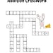 Addition Crossword Printable: Math Worksheet (printable) - Etsy