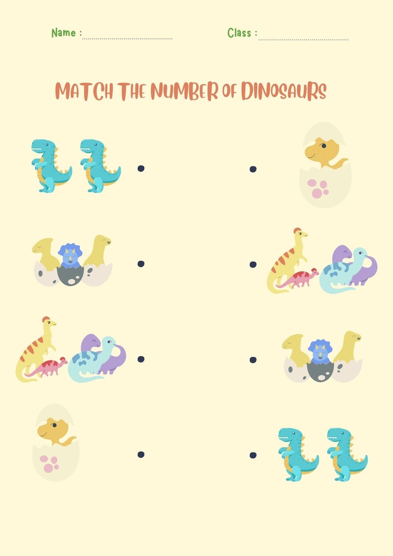 Single Digit Cute Animals Matching Picture Frames,printable Matching ...