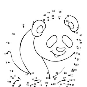 Coloring Pictures Animals,connect the Dots Book for Kids,printable ...