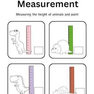 16 Printable Measuring With a Ruler Worksheets. Preschool-1st Grade ...