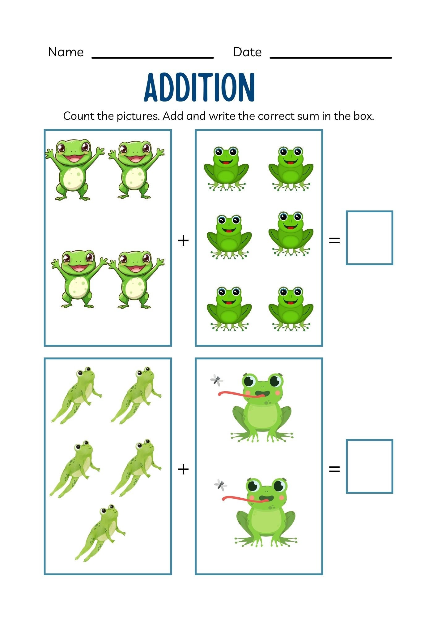 Preschool Math, Beginning Math, Counting, Learning to Add, Preschool ...