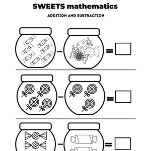 20 Printable Kindergarten Addition Worksheets, Picture Addition and ...