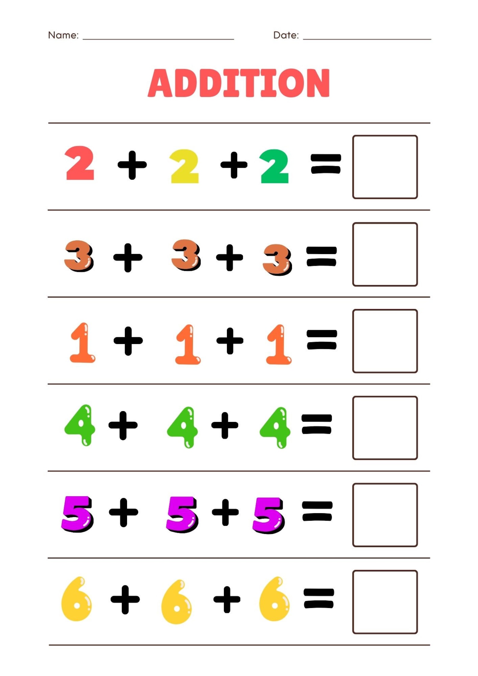 Kindergarten Addition and Subtraction Worksheets: Picture Math (20 ...