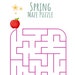 24 Printable Spring Maze Puzzle Worksheets for Kindergarten ...