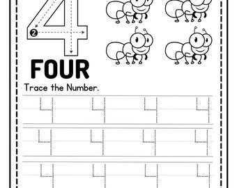 20 Number Tracing Worksheets, Traceable Numbers, Preschool Worksheets ...