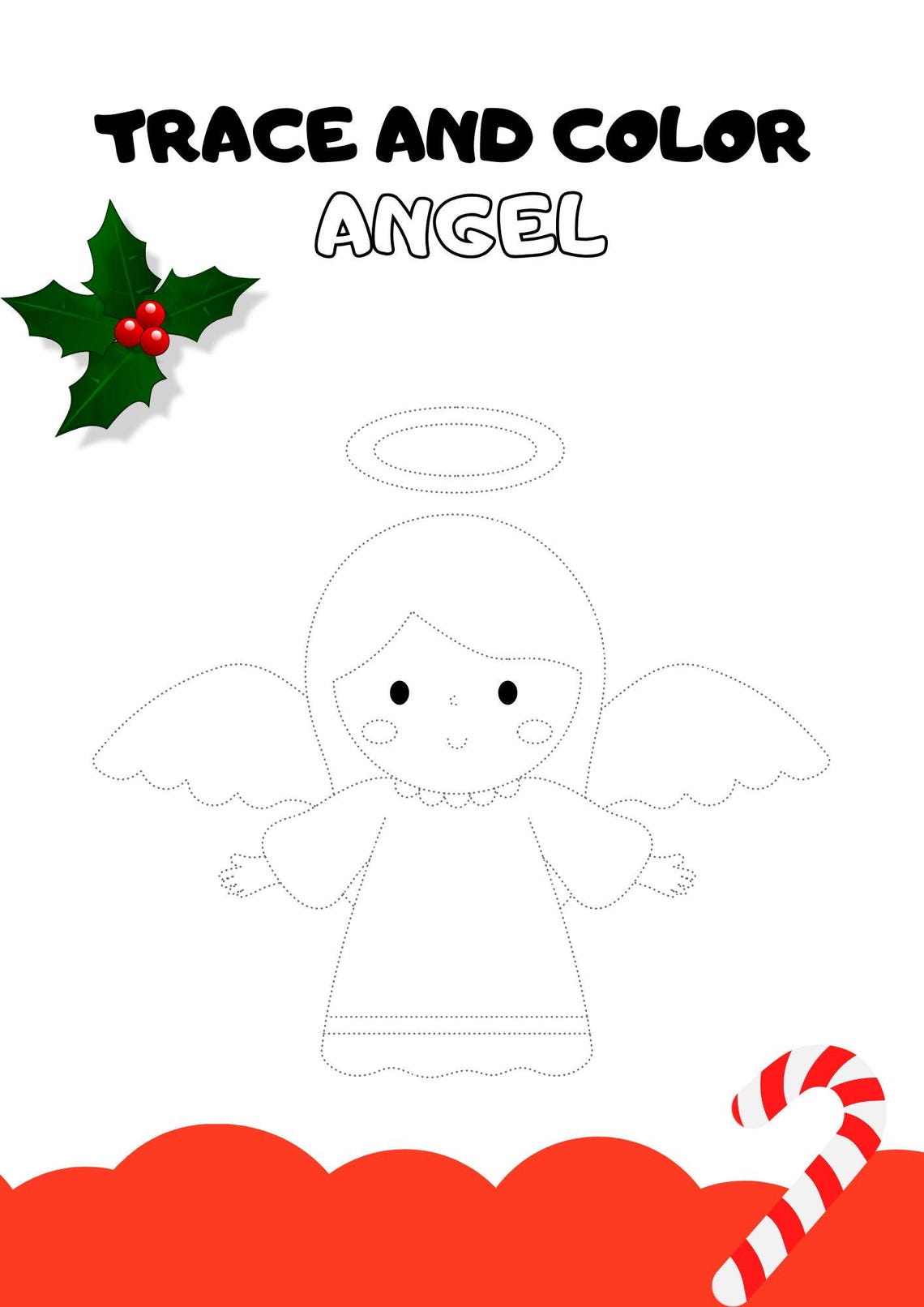 Christmas Tracing Worksheets, Handwriting Practice, Fine Motor Skills ...
