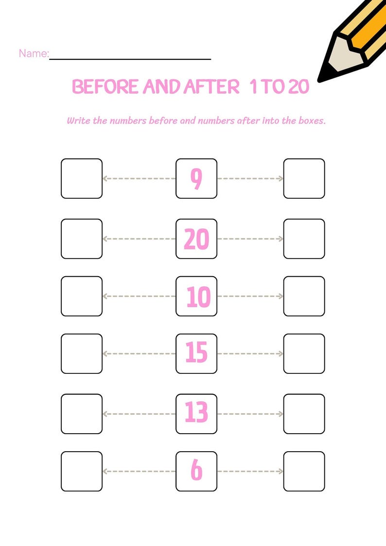 Missing Numbers 1-100 Worksheet: Kindergarten Counting Practice ...