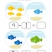 Fish Counting Printable Kindergarten Addition Worksheets, Picture ...