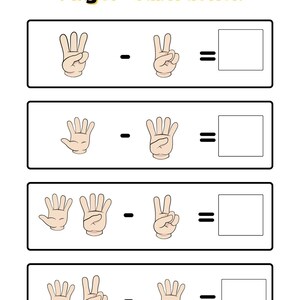 Kindergarten Addition and Subtraction Worksheets: Winter Math (PDF) - Etsy