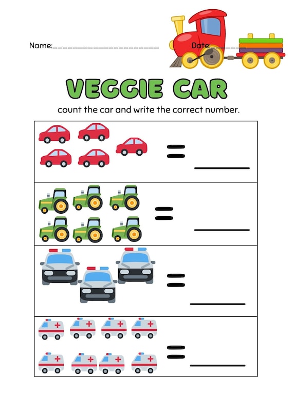 Counting Cars Eyfs