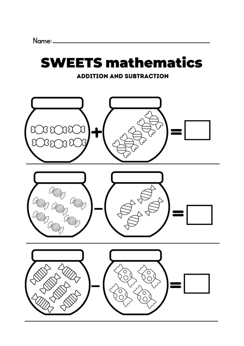20 Printable Kindergarten Addition Worksheets, Picture Addition and ...