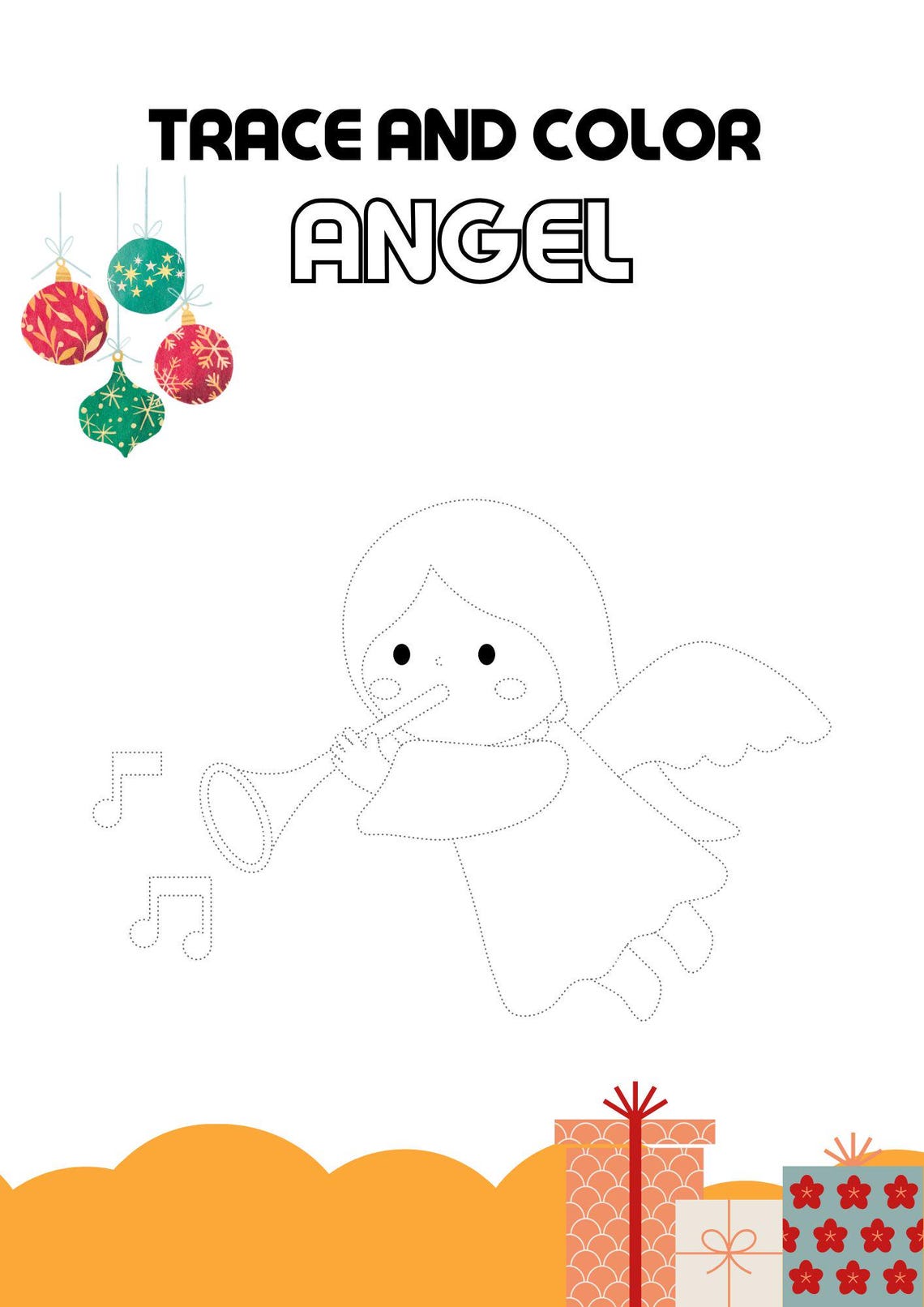 Christmas Tracing Worksheets, Handwriting Practice, Fine Motor Skills ...