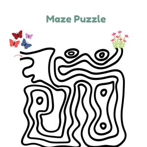 32 Printable Spring Maze Puzzle Worksheets for Kindergarten ...