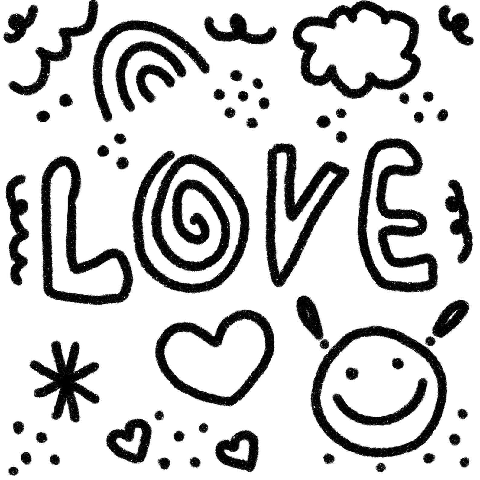 Hand Drawn Valentine Doodles PNG, Valentine’s Day Line Art Images ...