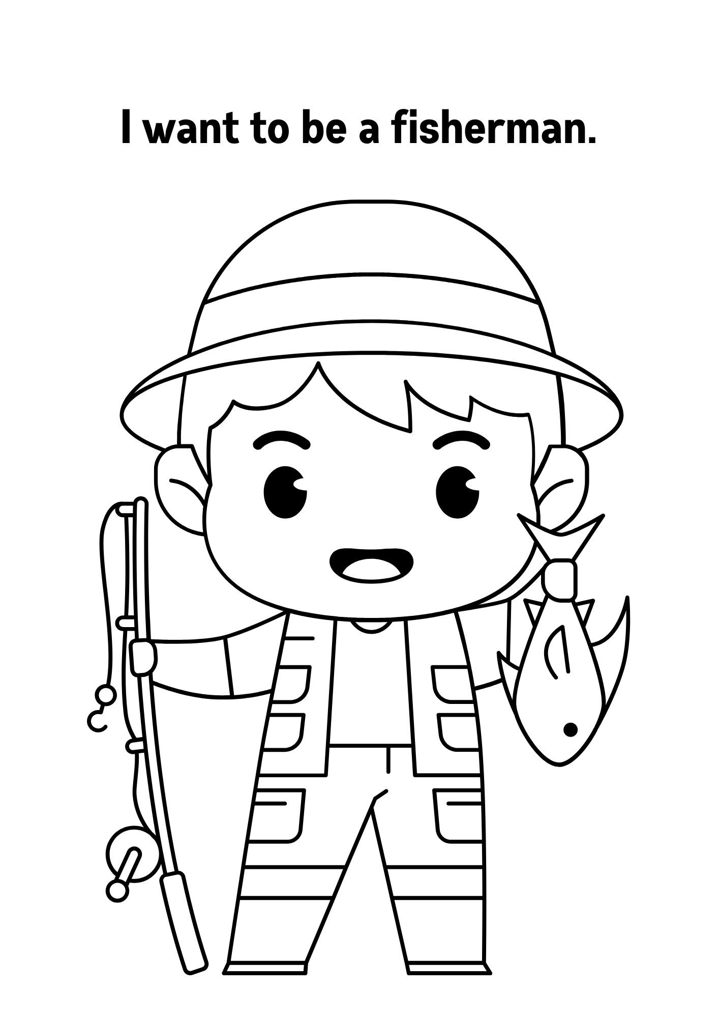 32 Occupation Coloring Pages For, Job Coloring Pages printable, PDF ...