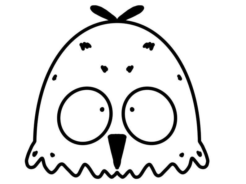 20 Animal Faces Coloring Page Digital Download,cute and Fun Animal ...