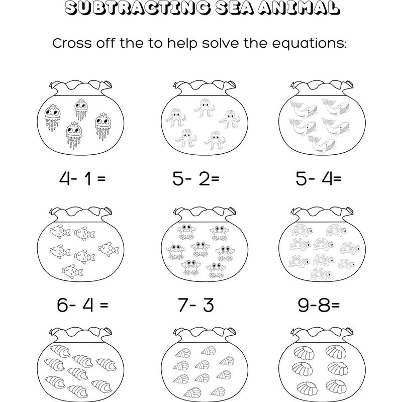 Math Worksheets - Etsy