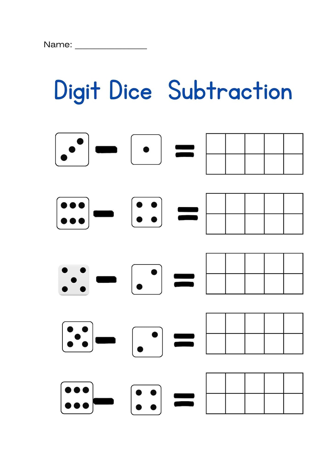 20 Printable Domino Addition Worksheets | 1st Grade & Kindergarten Math ...