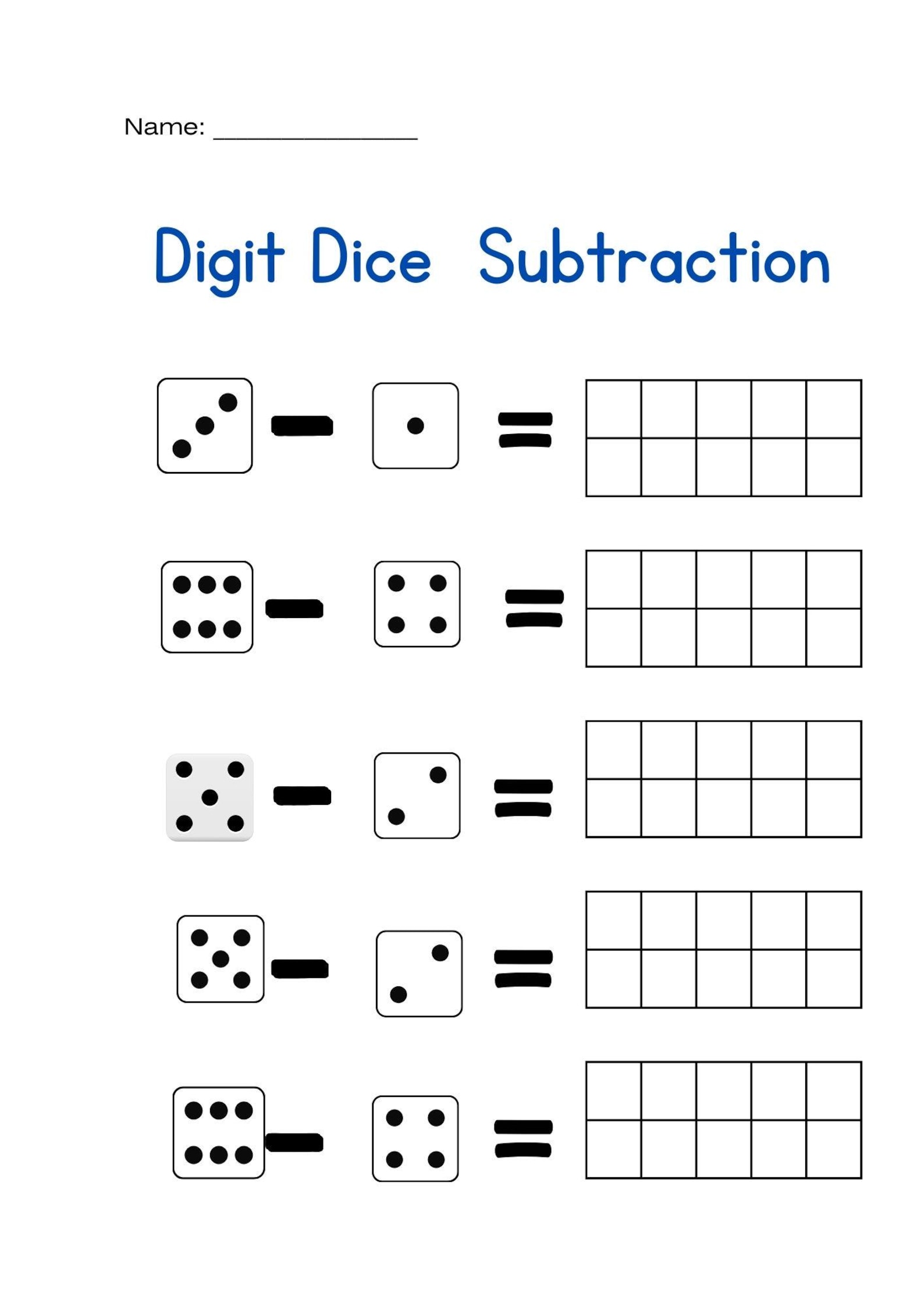 20 Printable Domino Addition Worksheets | 1st Grade & Kindergarten Math ...